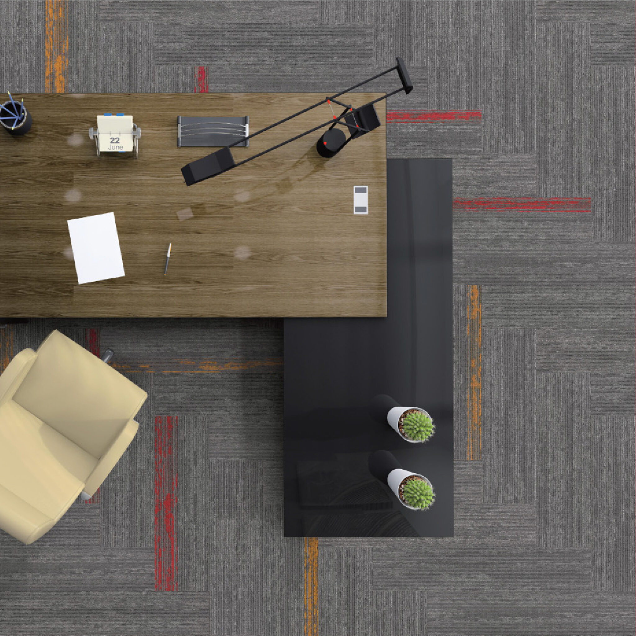 “Long” Acoustic Carpet Tile | Esk Akustik